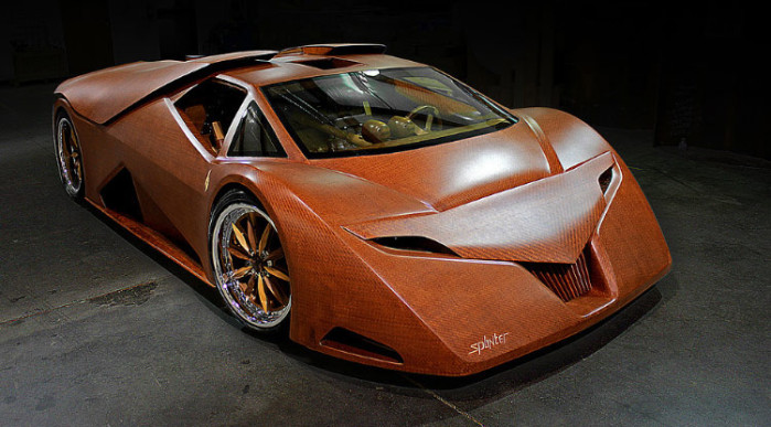 Splinter, um supercarro feito de madeira!